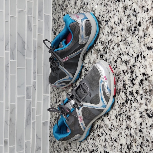 Ryka | Shoes | Gray Teal Blue Ryka Influence Training Shoes Sz 9 M ...